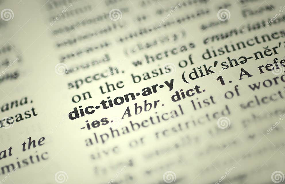 Dictionary stock image. Image of terminology, word, wisdom - 1464125