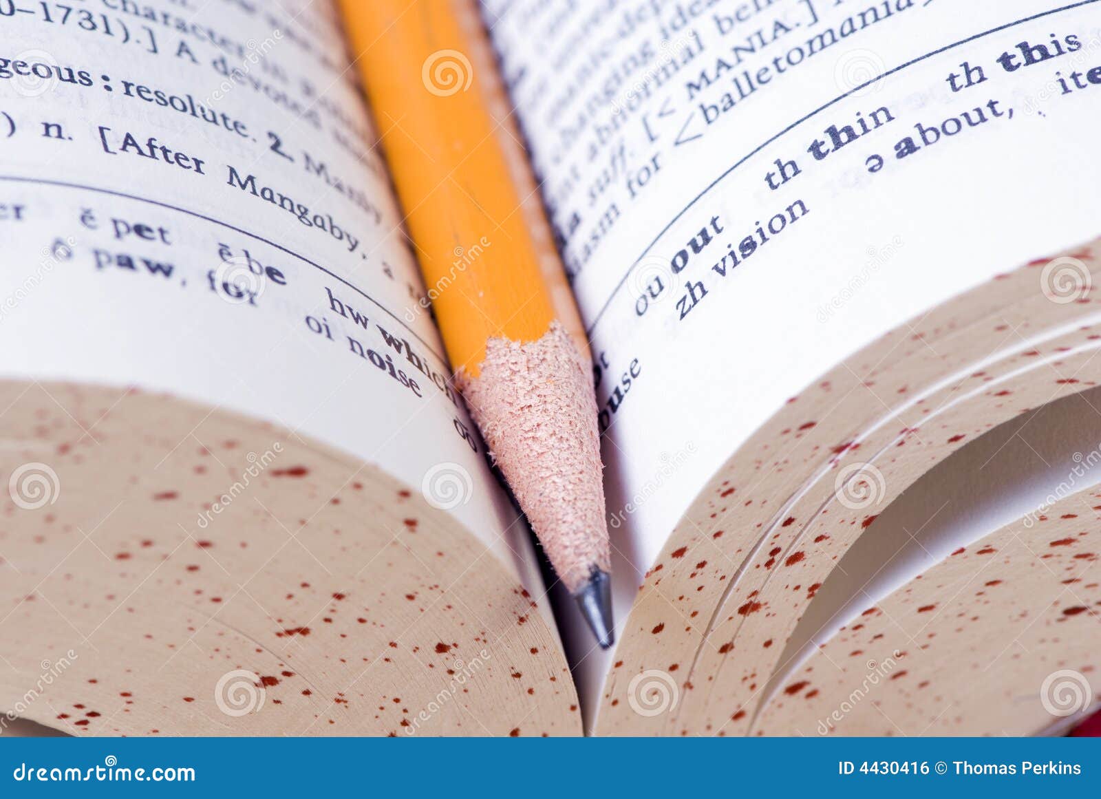 Dictionary stock photo. Image of textbook, reading, page - 4430416