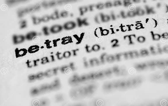 Dictionary Entry for Betray Stock Photo - Image of detail, love: 13546218