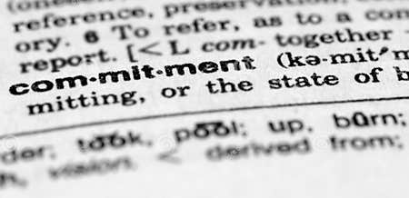 Dictionary Entry for Commitment Stock Image - Image of allegiance ...