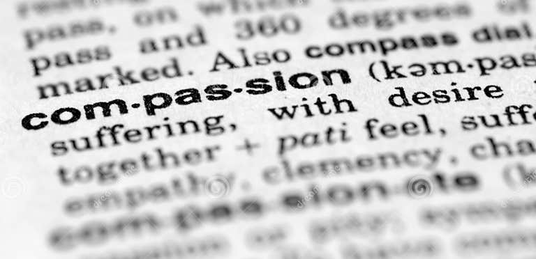 Dictionary Entry for Compassion Stock Photo - Image of closeup ...