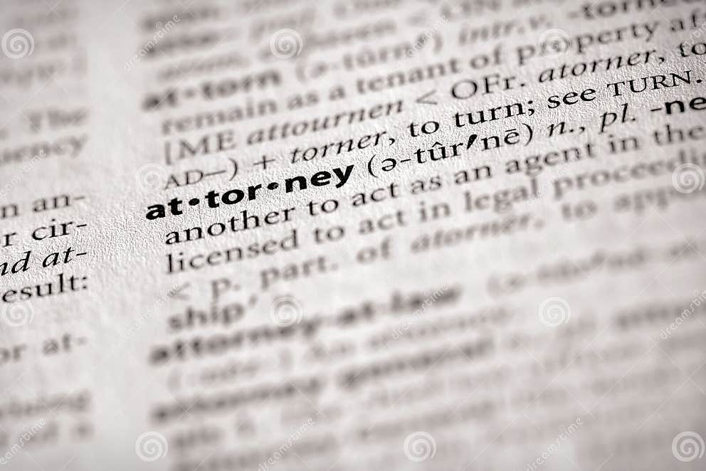 Dictionary Series - Law: Attorney Stock Image - Image of solicitor ...