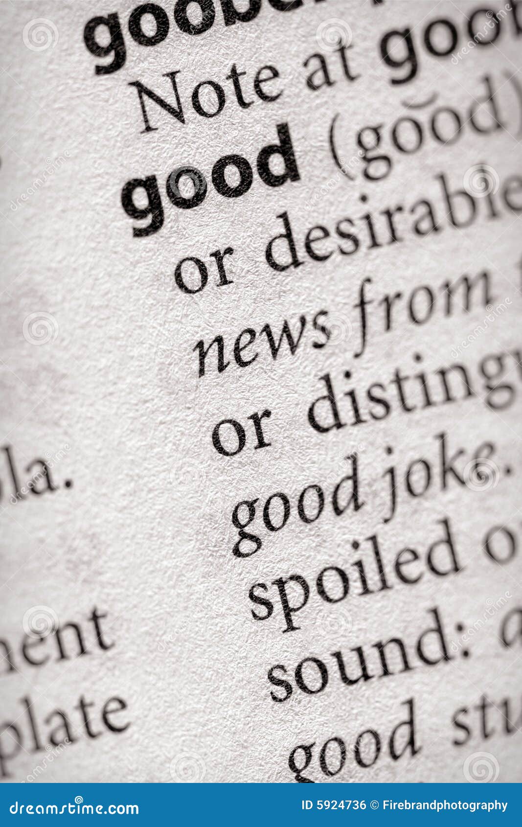 Dictionary Series - Philosophy: Good Picture. Image: 5924736