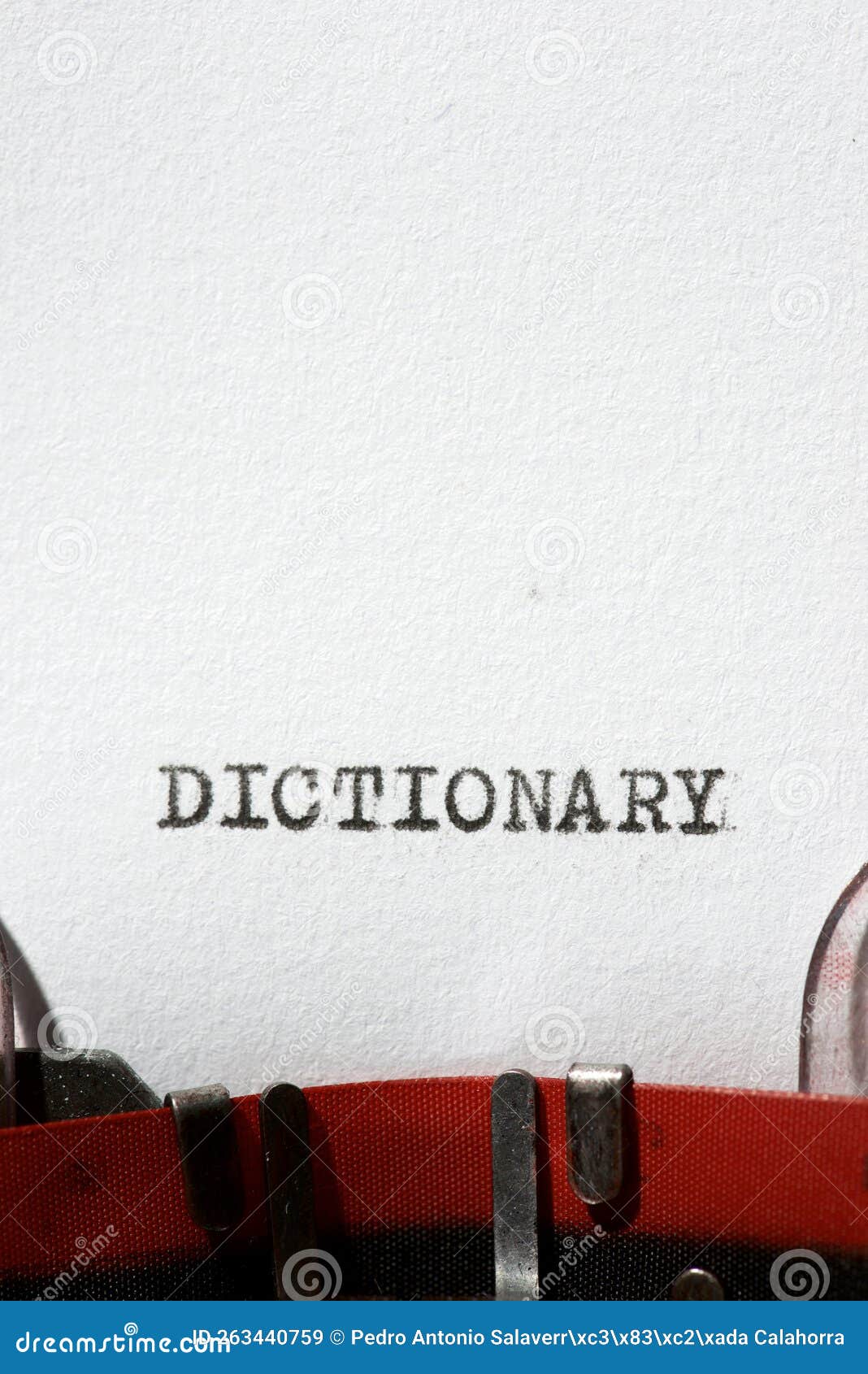 Dictionary title view stock image. Image of glossary - 263440759