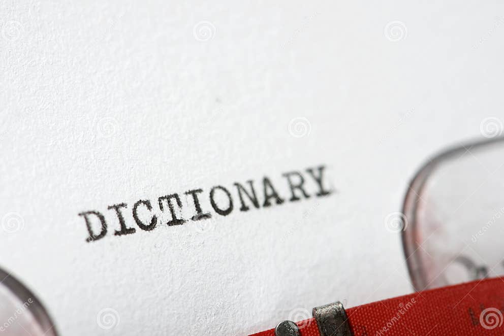 Dictionary title view stock photo. Image of textbook - 263440788