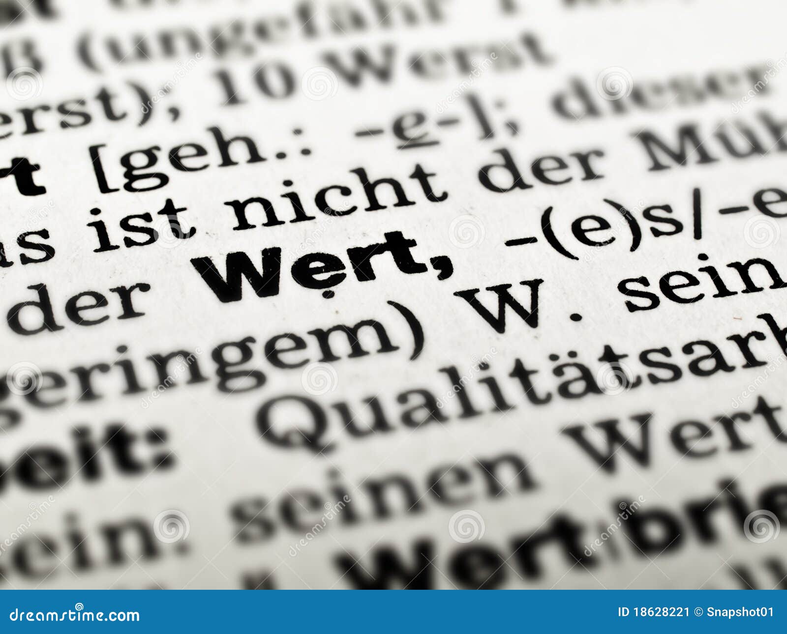 Dictionary Value stock image. Image of book, macro, leadership - 18628221