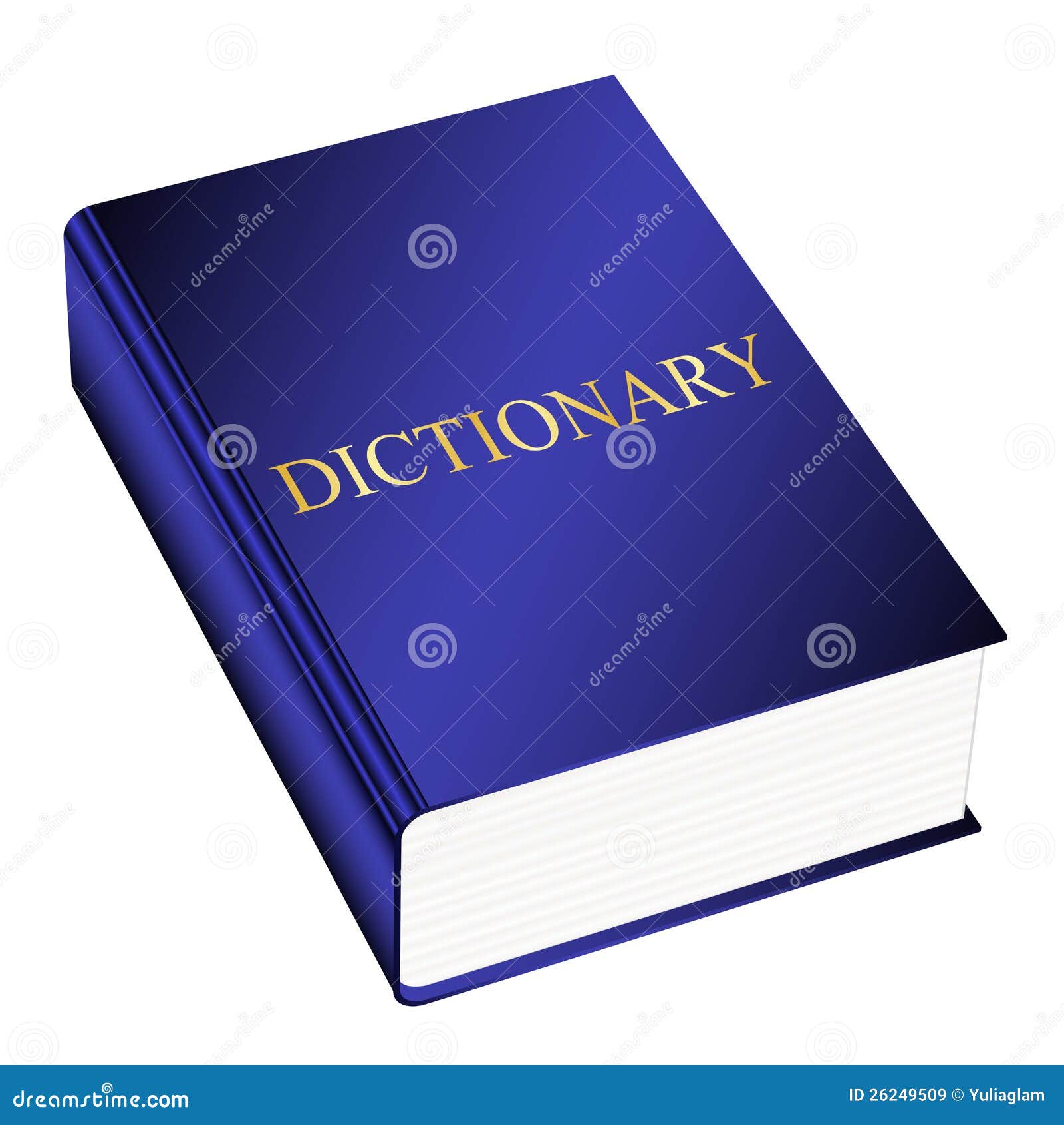 Dictionnaire illustration de vecteur. Illustration du pente - 26249509