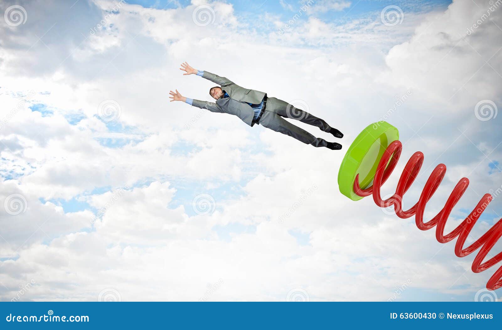 He did great career jump stock photo. Image of success - 63600430