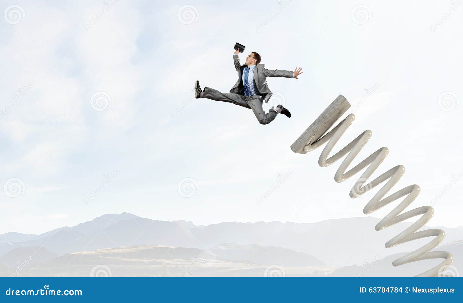 He did great career jump stock photo. Image of motivation - 63704784