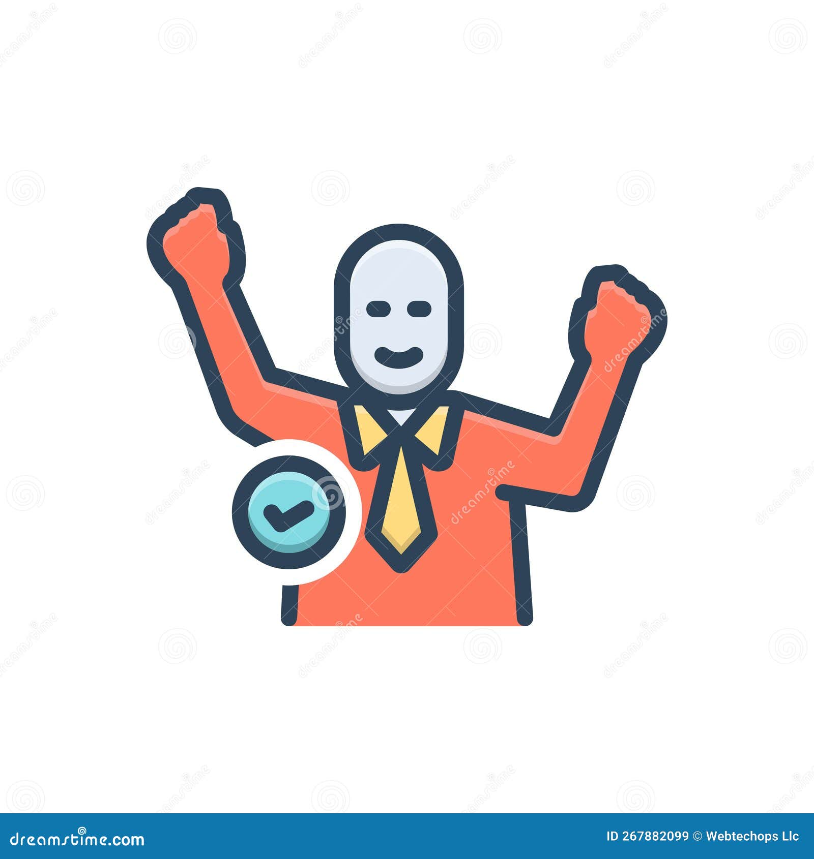 Color Illustration Icon for Did, People and Hand Stock Vector ...