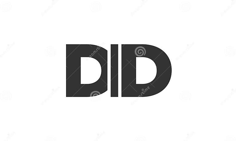 DID Logo Design Template with Strong and Modern Bold Text. Initial ...