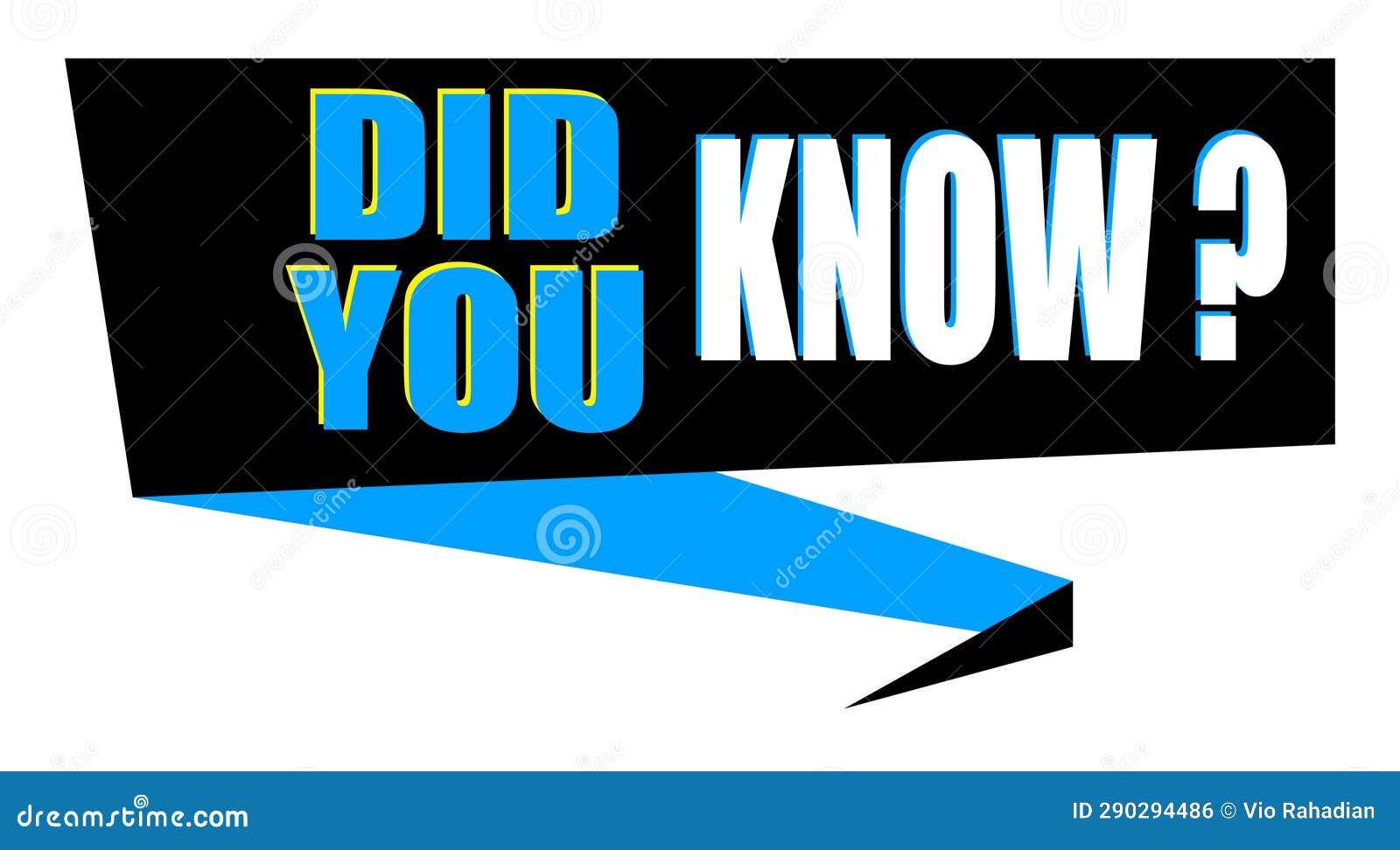 Did You Know Banner Text, Did You Know Design Stock Photo - Image of ...