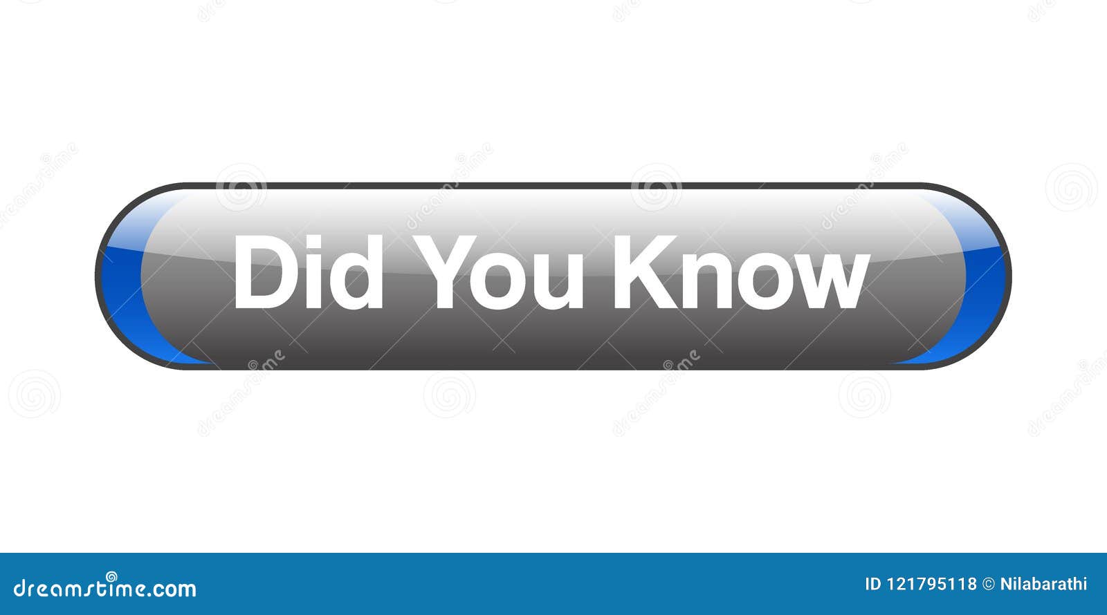 Did you know button stock illustration. Illustration of button - 121795118 Did you know button stock illustration. Illustration of button - 121795118