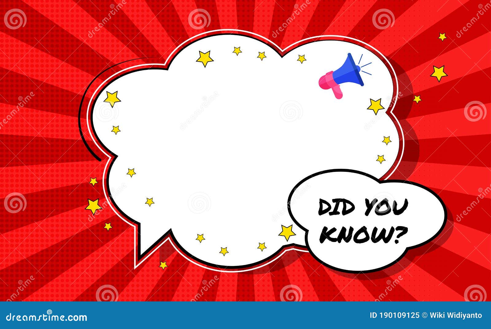 Did You Know Comic In Flat Style. Question Mark Cartoon Vector ...