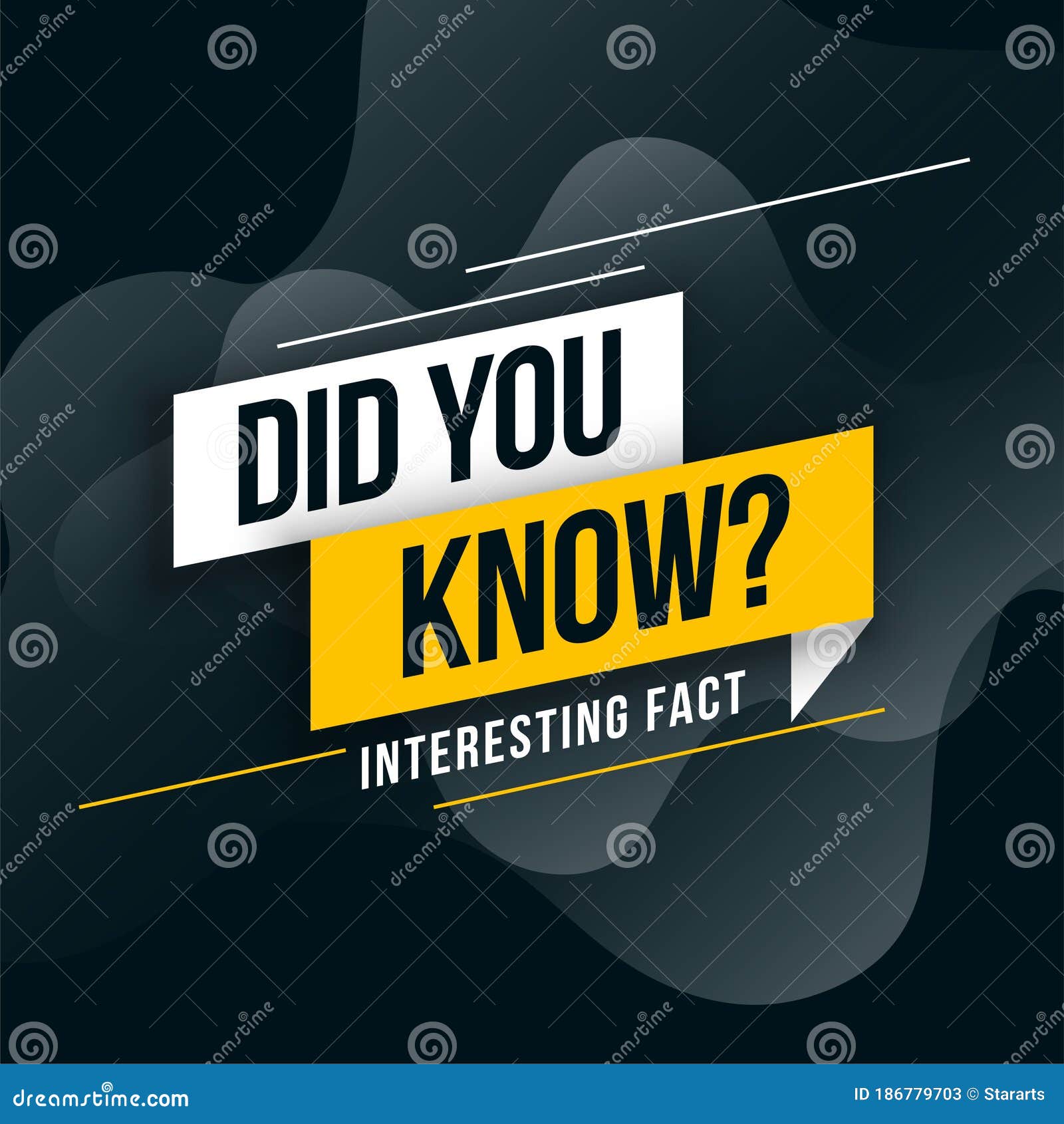 Did You Know Interesting Fact Background Design Stock Vector ... Did You Know Interesting Fact Background Design Stock Vector ...