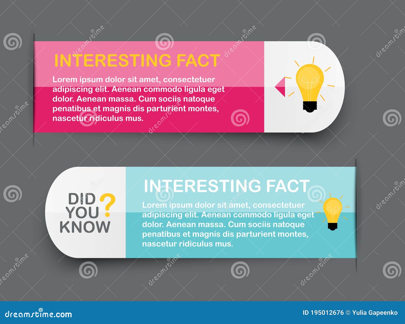 Did You Know, Interesting Information, Fun Fact Quote Frame With Light ...
