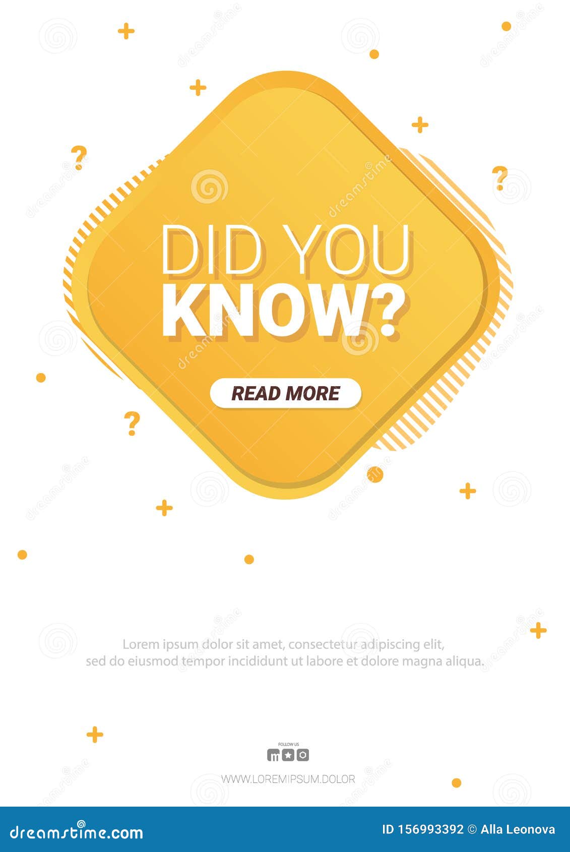 Did You Know Label. Banner or Sticker with Interesting Fact. Stock ...