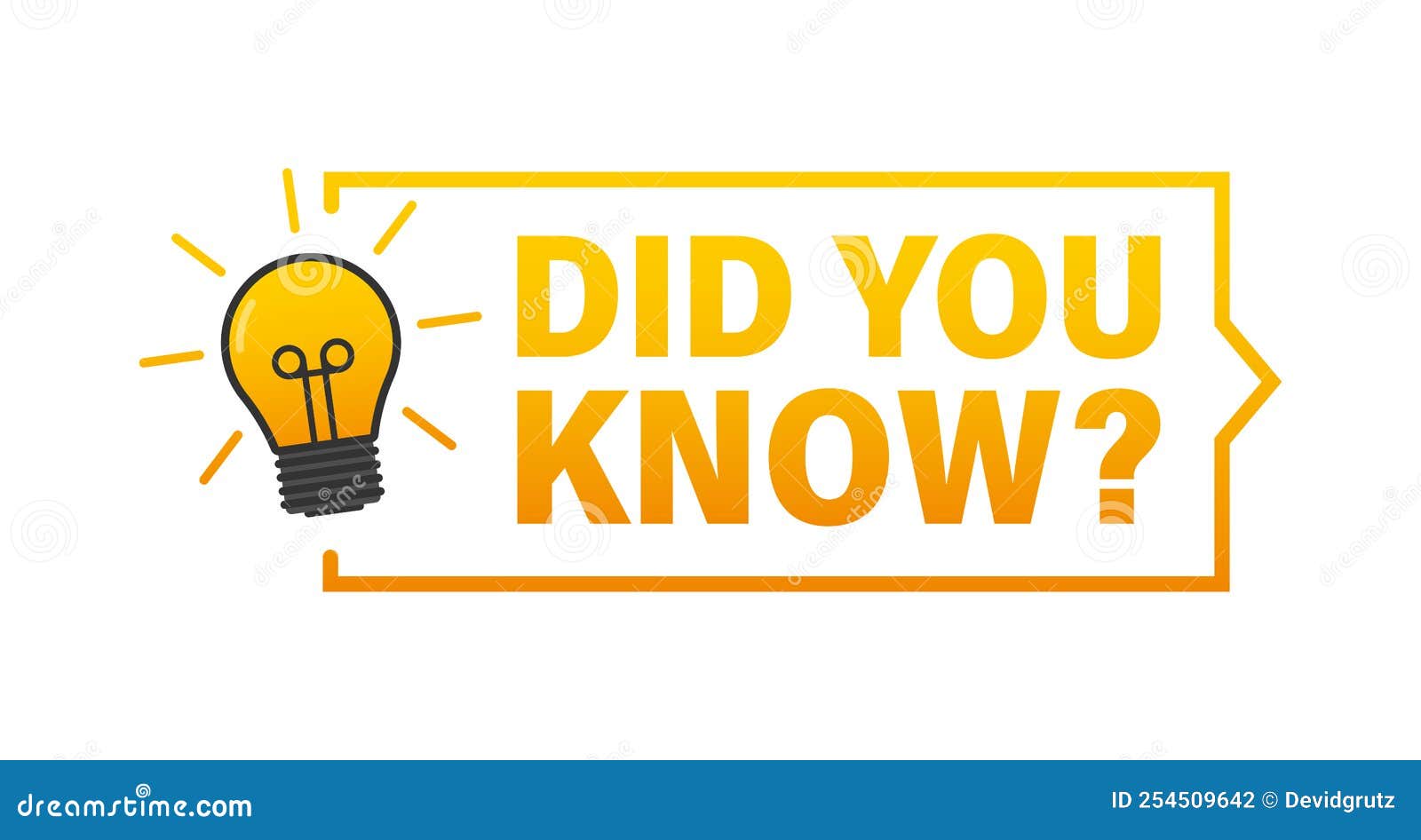 Do You Know. Label Sticker With Did You Know Speech Bubbles And ...