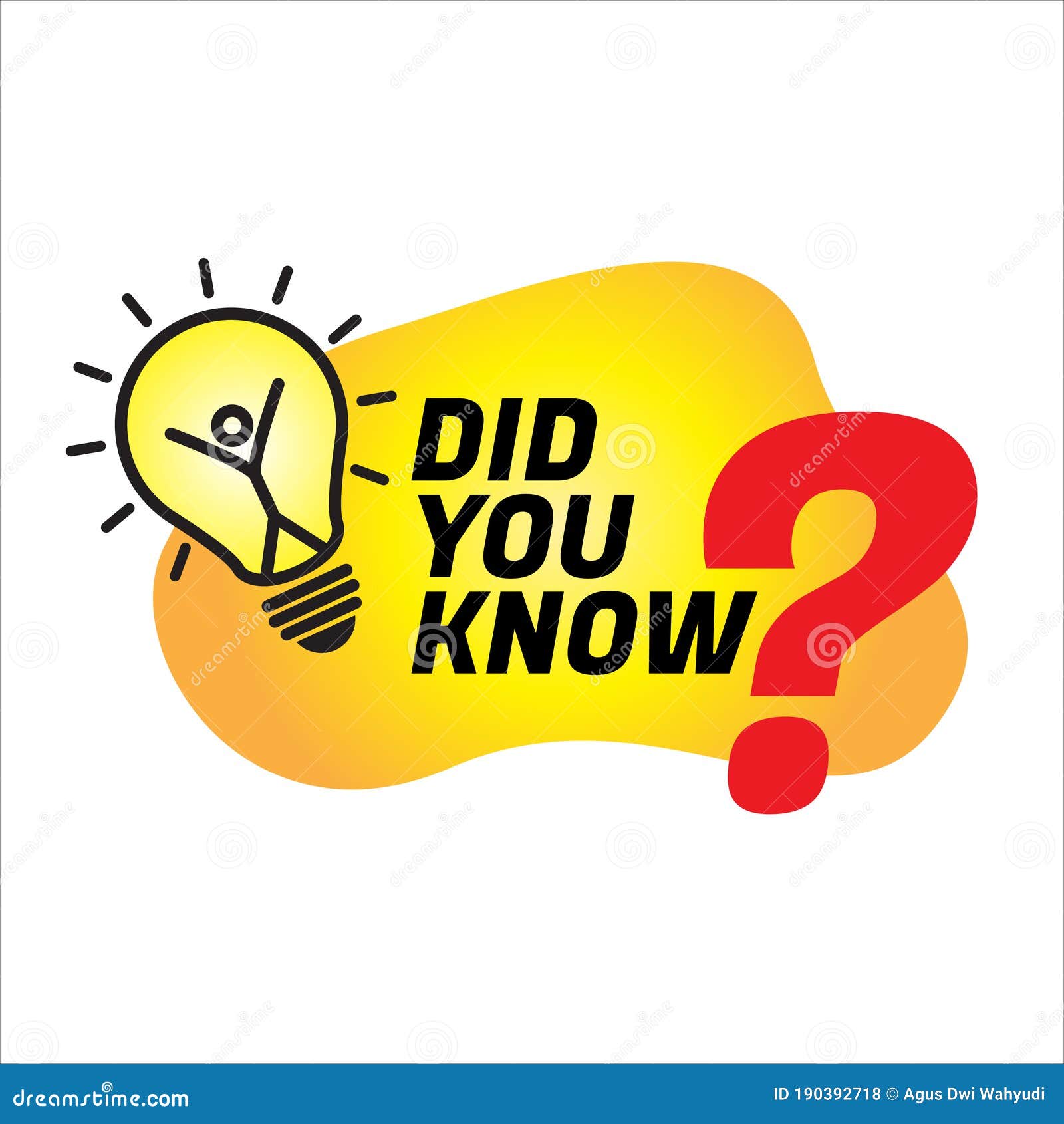 Did You Know Labels, Question Marks in Gradient Yellow and Red. Stock ... Did You Know Labels, Question Marks in Gradient Yellow and Red. Stock ...