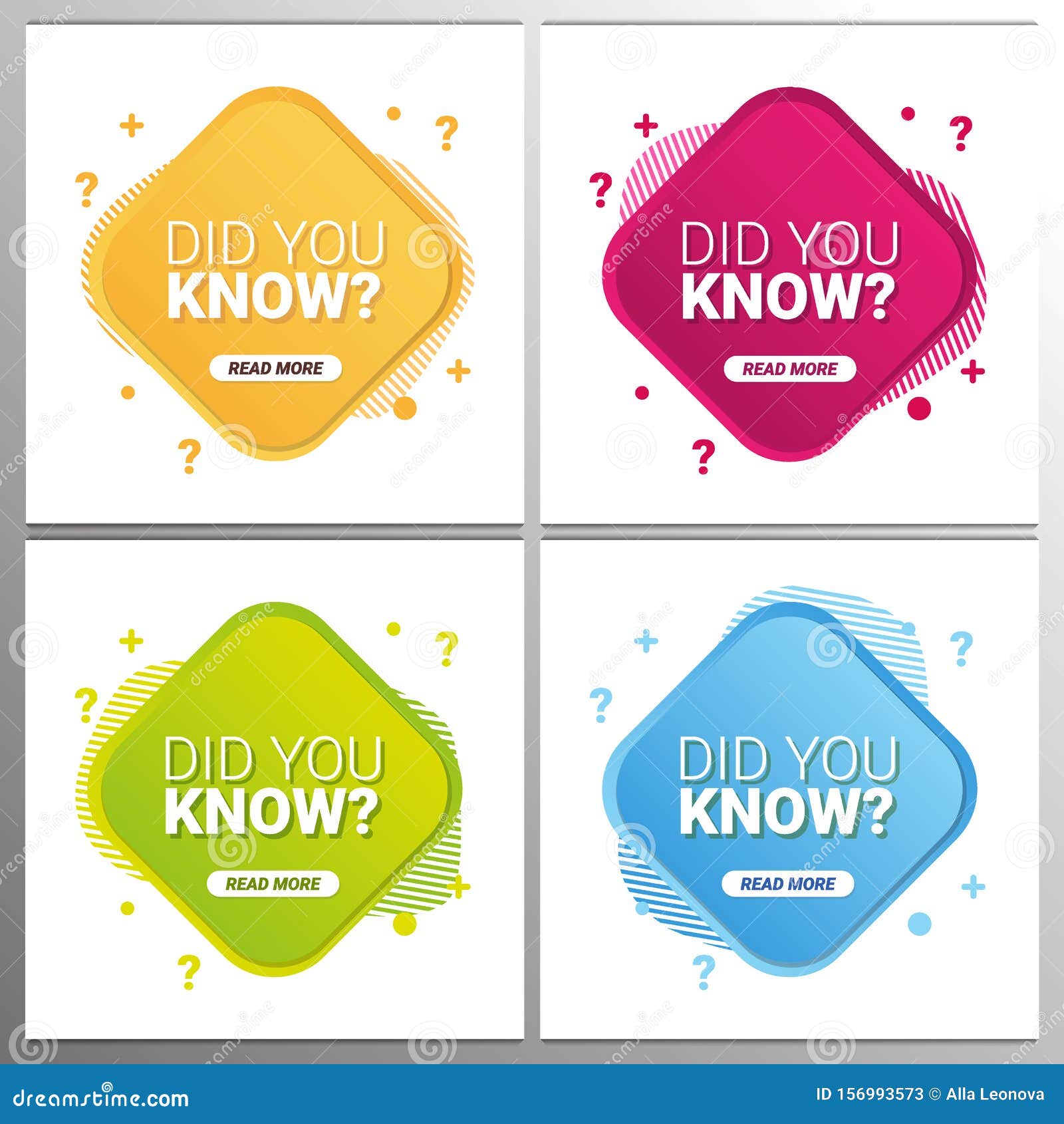Did You Know Labels, Question Marks In Gradient Yellow And Red. Vector ... Did You Know Labels, Question Marks In Gradient Yellow And Red. Vector ...