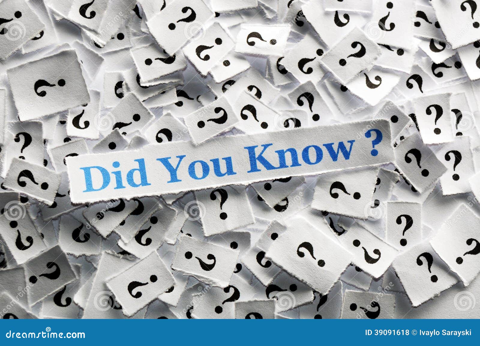 Did you know ? stock photo. Image of close, problem, confusion - 39091618