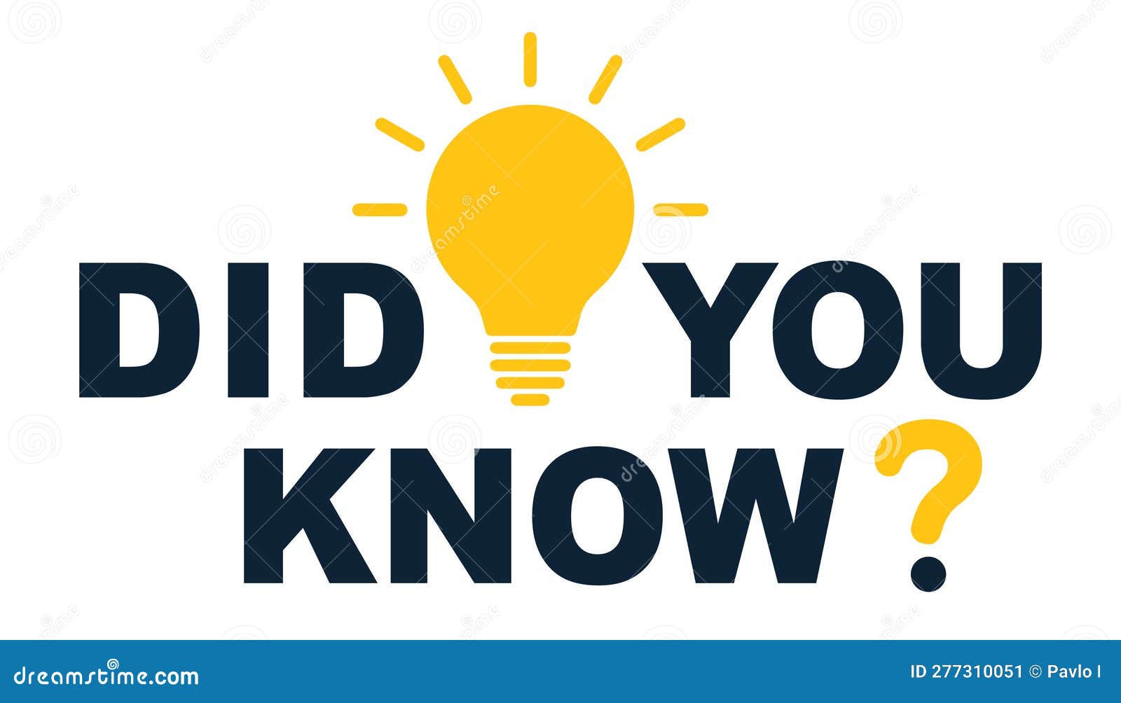 Did You Know Text Isolated with Bulb and Interrogative Icon - Vector ... Did You Know Text Isolated with Bulb and Interrogative Icon - Vector ...