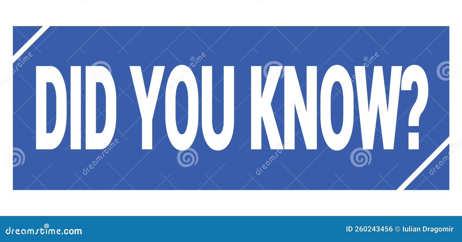 DID YOU KNOW? Text Written on Blue Stamp Sign Stock Illustration ... DID YOU KNOW? Text Written on Blue Stamp Sign Stock Illustration ...