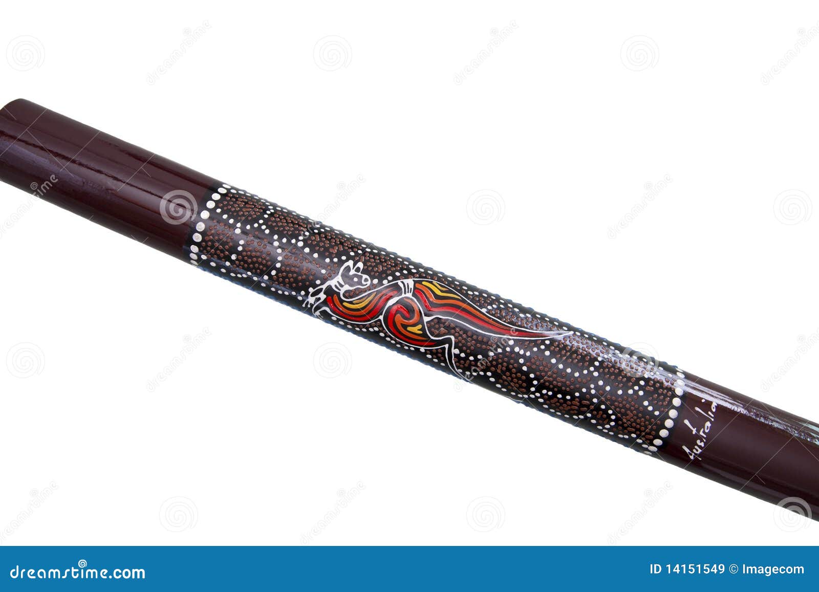 Didgeridoo stock image. Image of drone, aborigine, fretwork - 14151549