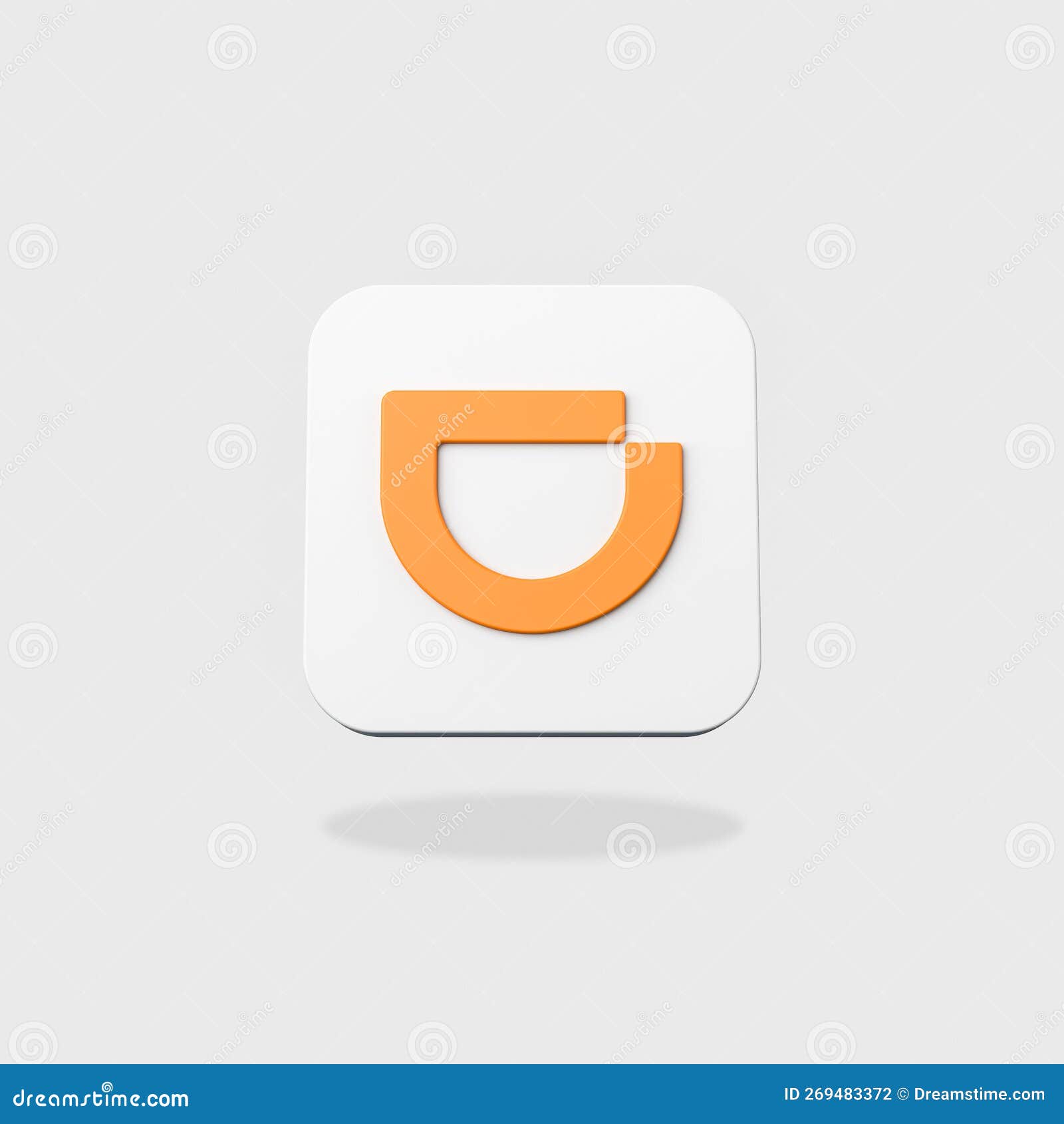 Didi App Icon on Flat Gray Background Editorial Photography ...