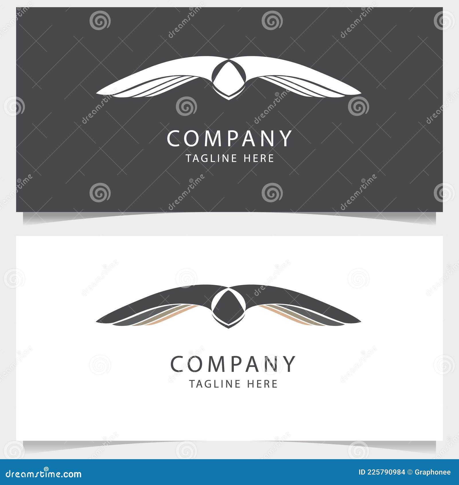 Die Adler Logo Vorlagen vektor abbildung. Illustration von scheitel ...