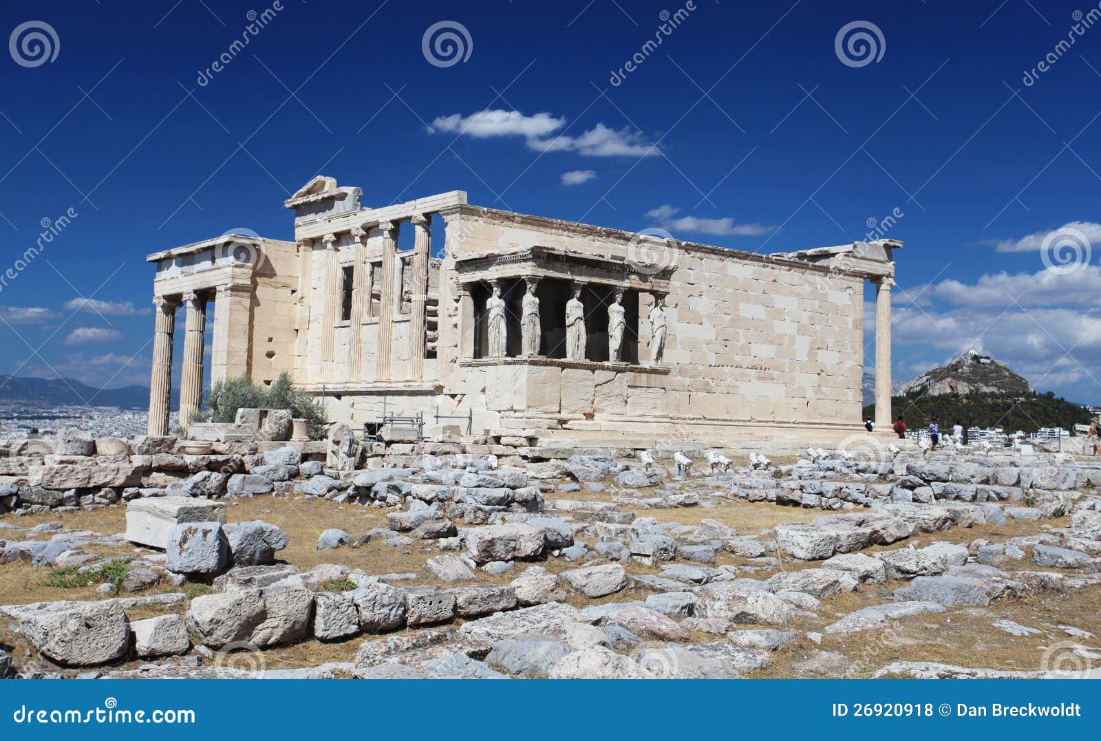 Die Akropolis in Athen stockfoto. Bild von ruinen, tourismus - 26920918