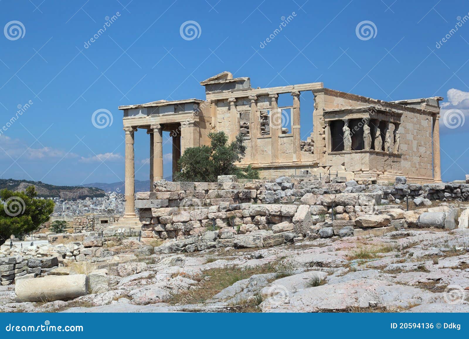 Die Akropolis, Athen - Griechenland Stockfoto - Bild von tourismus ...