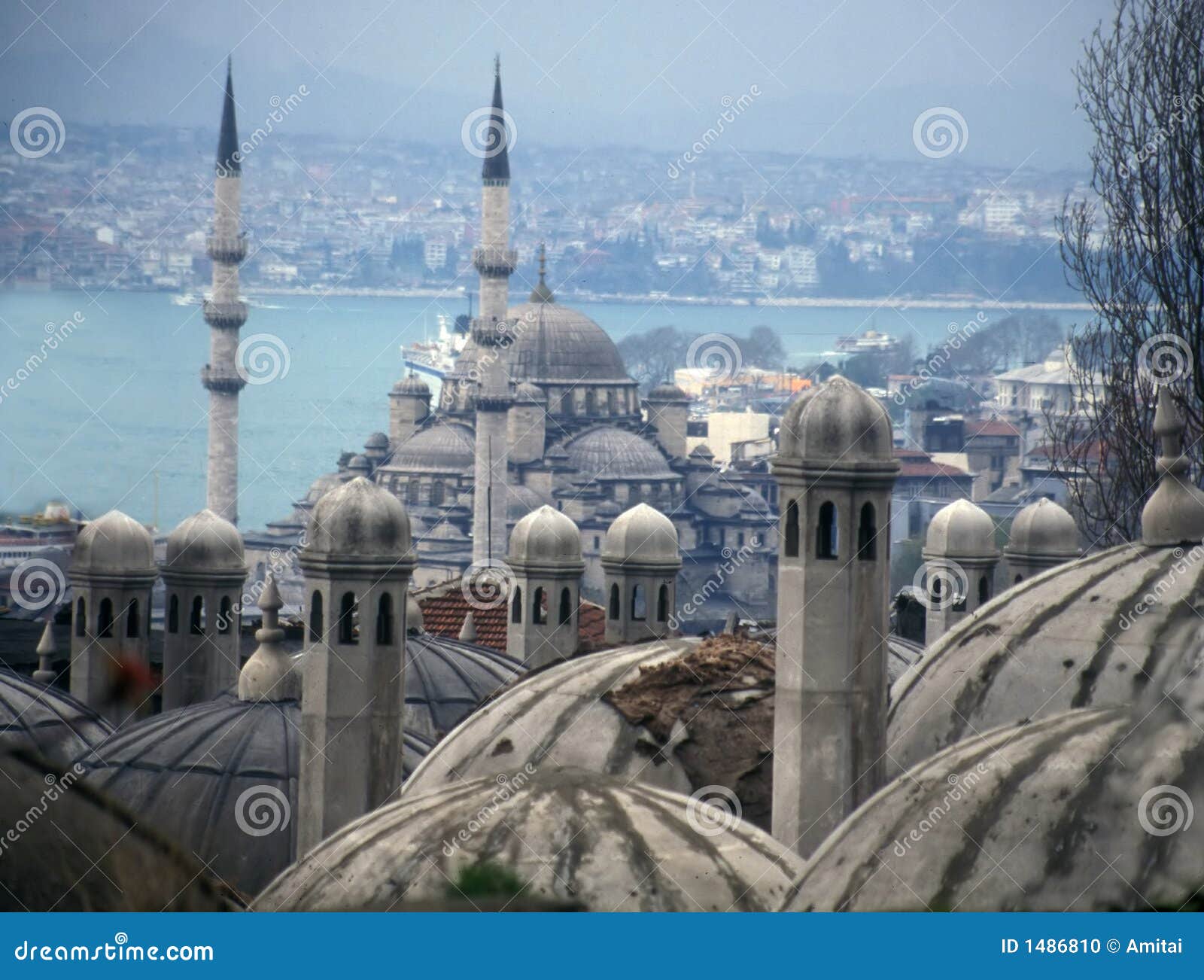 Die Alte Stadt Von Istanbul Stockfoto - Bild von türkisch, europa: 1486810