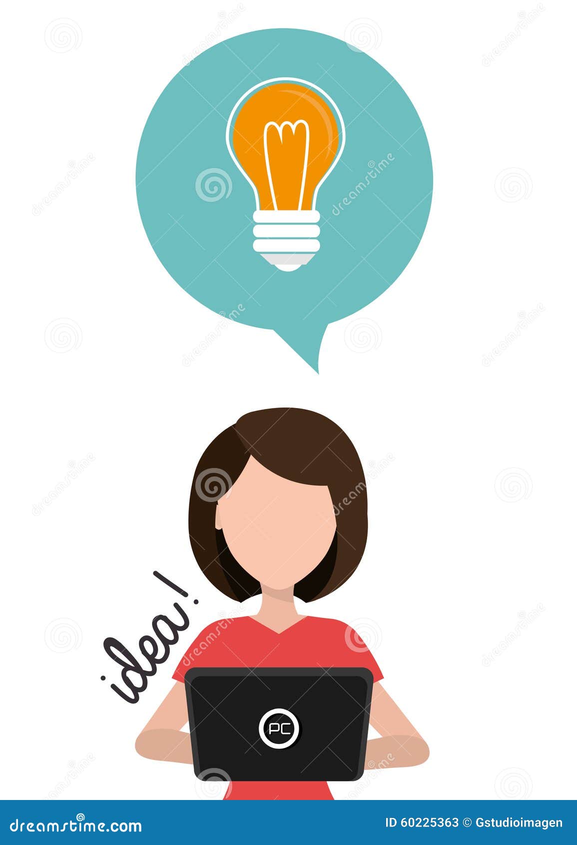 Die beste Idee vektor abbildung. Illustration von geschäft - 60225363