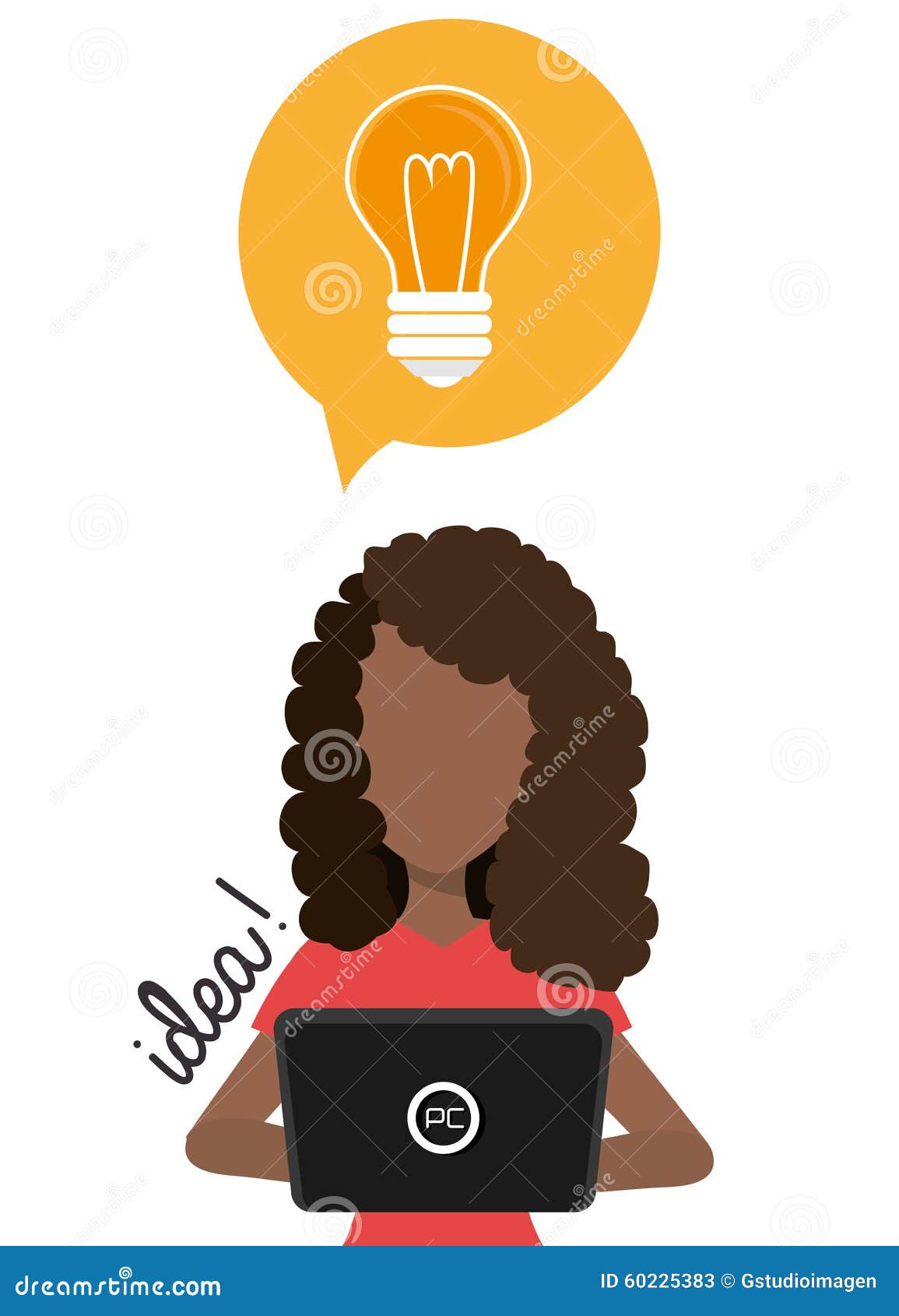 Die beste Idee vektor abbildung. Illustration von bild - 60225383