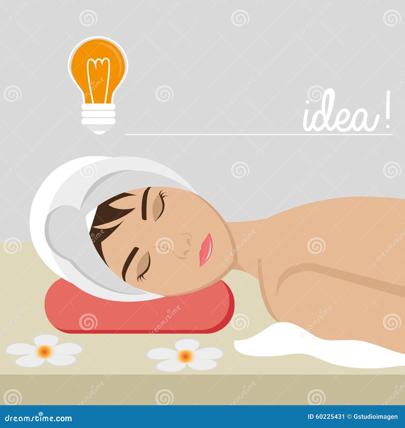 Die beste Idee vektor abbildung. Illustration von leuchte - 60225431