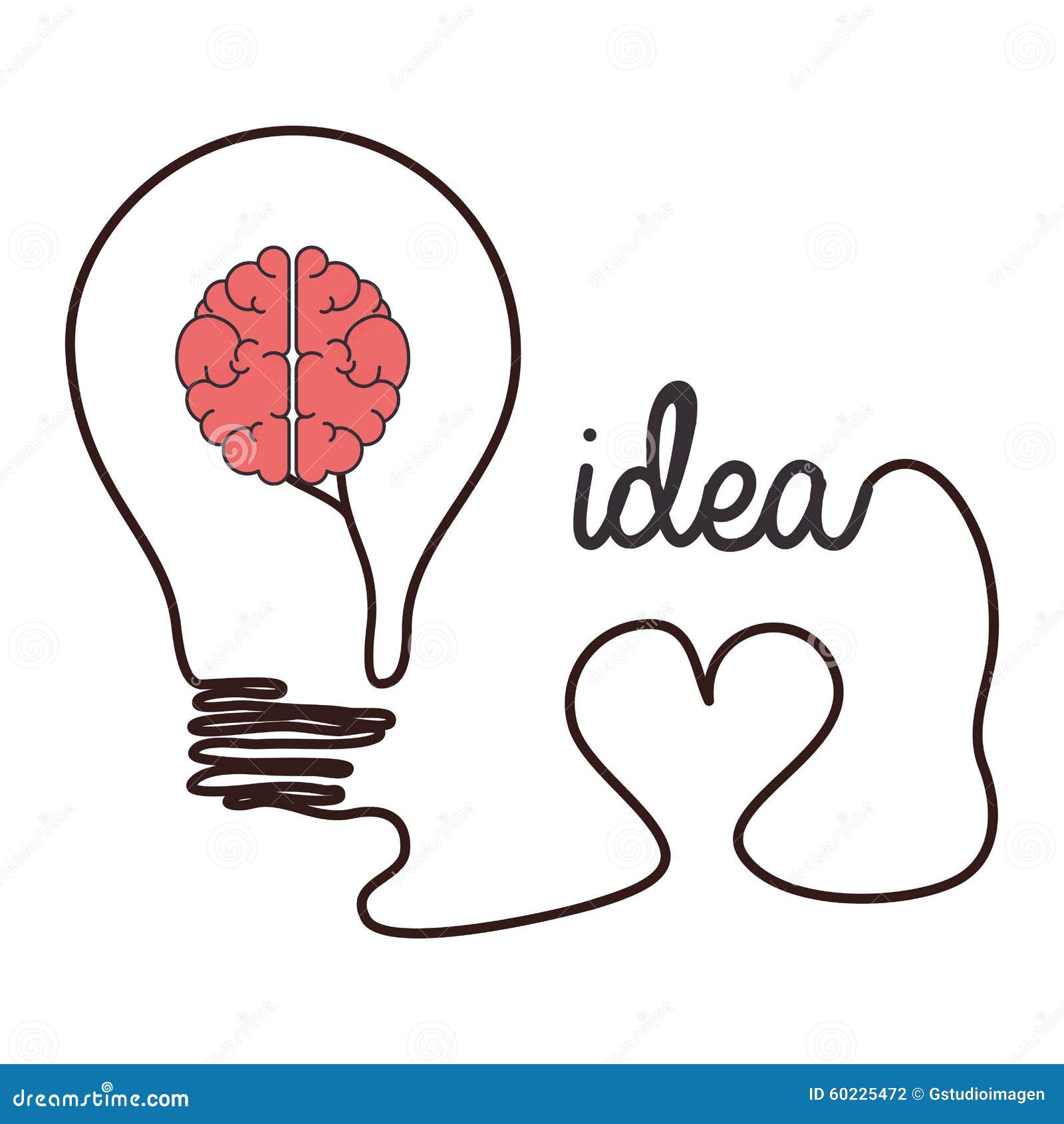 Die beste Idee vektor abbildung. Illustration von vektor - 60225472
