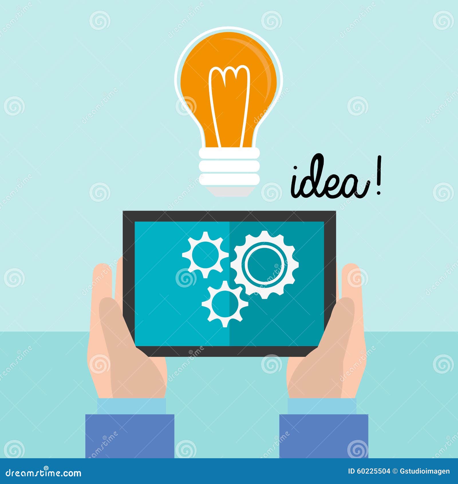 Die beste Idee vektor abbildung. Illustration von ideen - 60225504