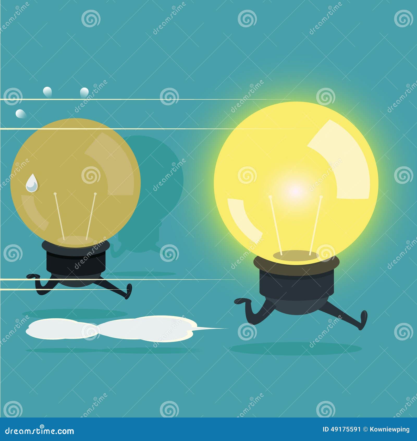 Die Beste Idee Ist Ein Sieger Stock Abbildung - Illustration von ...