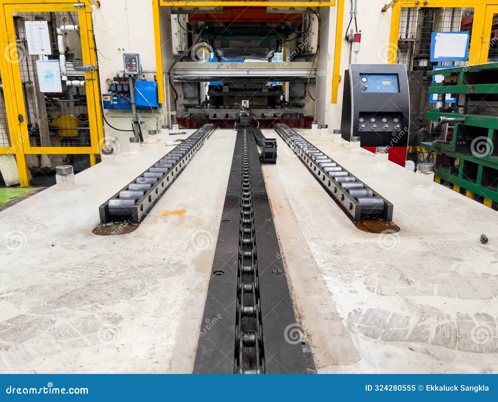 Die Change Cart Roller Conveyor for Move Mold To Press Machine (Soft ...