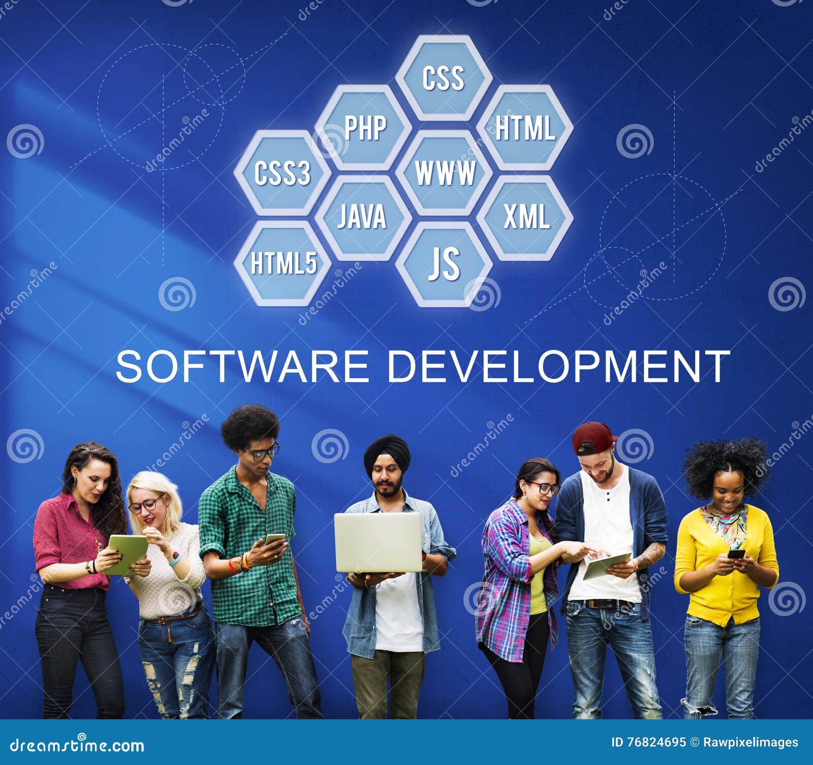 Die Computer-Programmierung it Kodiert Entwicklungs-Konzept Stockbild ...