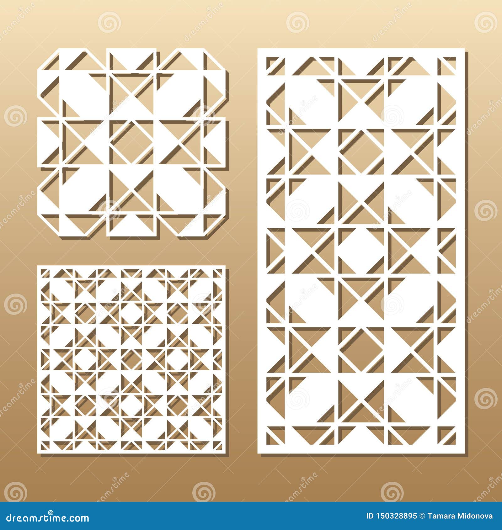 Die cut card stock vector. Illustration of design, geometric - 150328895