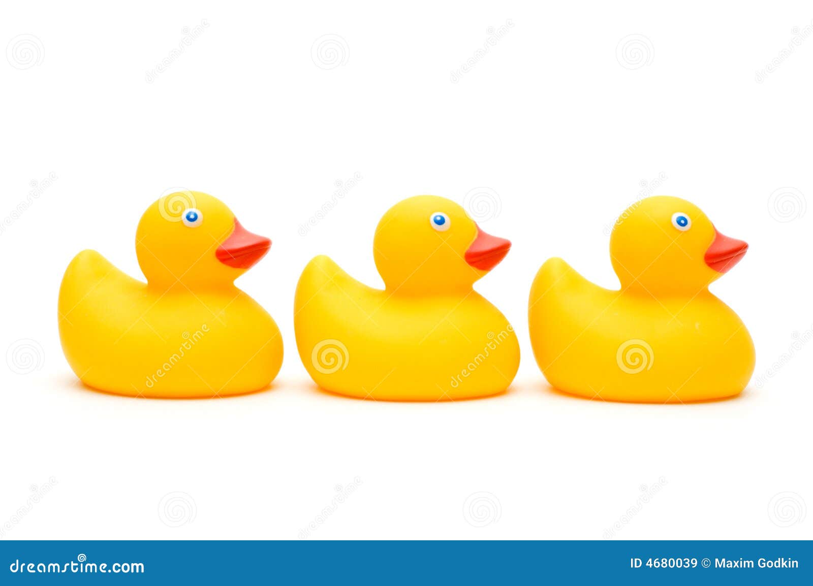Die drei Enten getrennt stockbild. Bild von reihe, karosserie - 4680039
