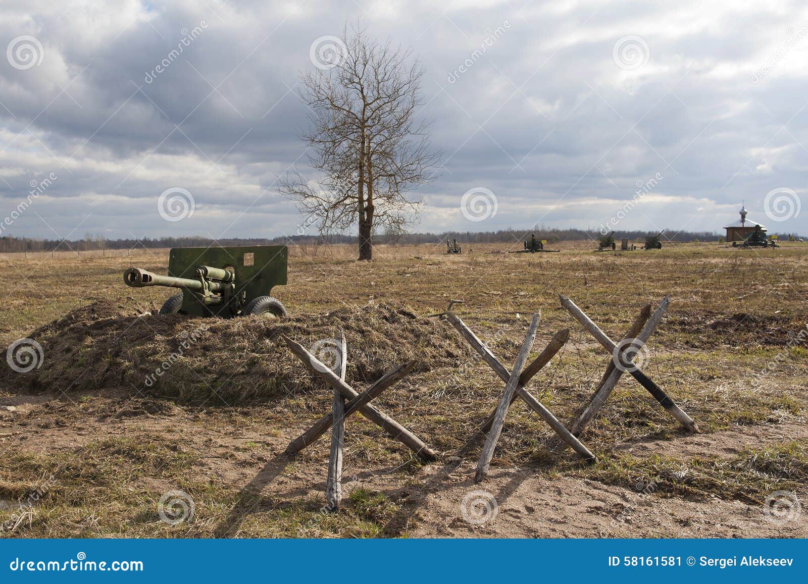 Die ehemalige Stalin-Linie stockbild. Bild von rand, westlich - 58161581