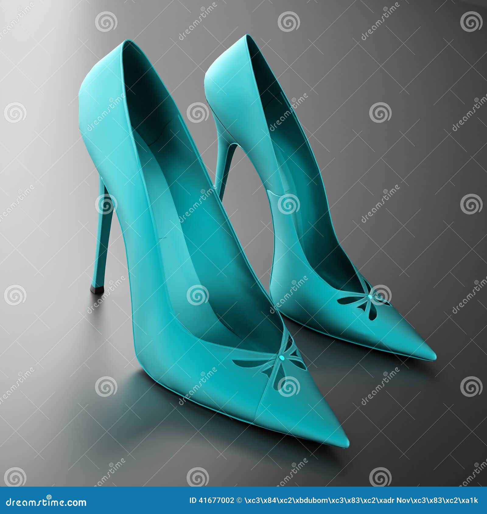 Die Fersen der Frauen blau stock abbildung. Illustration von einkaufen ...