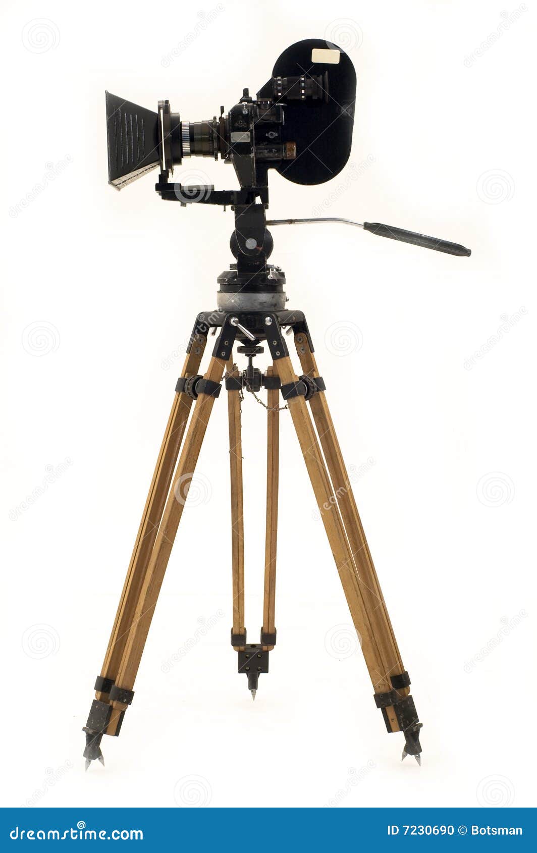 Die Filmkamera Und -stativ. Stockfoto - Bild von kamera, getrennt: 7230690