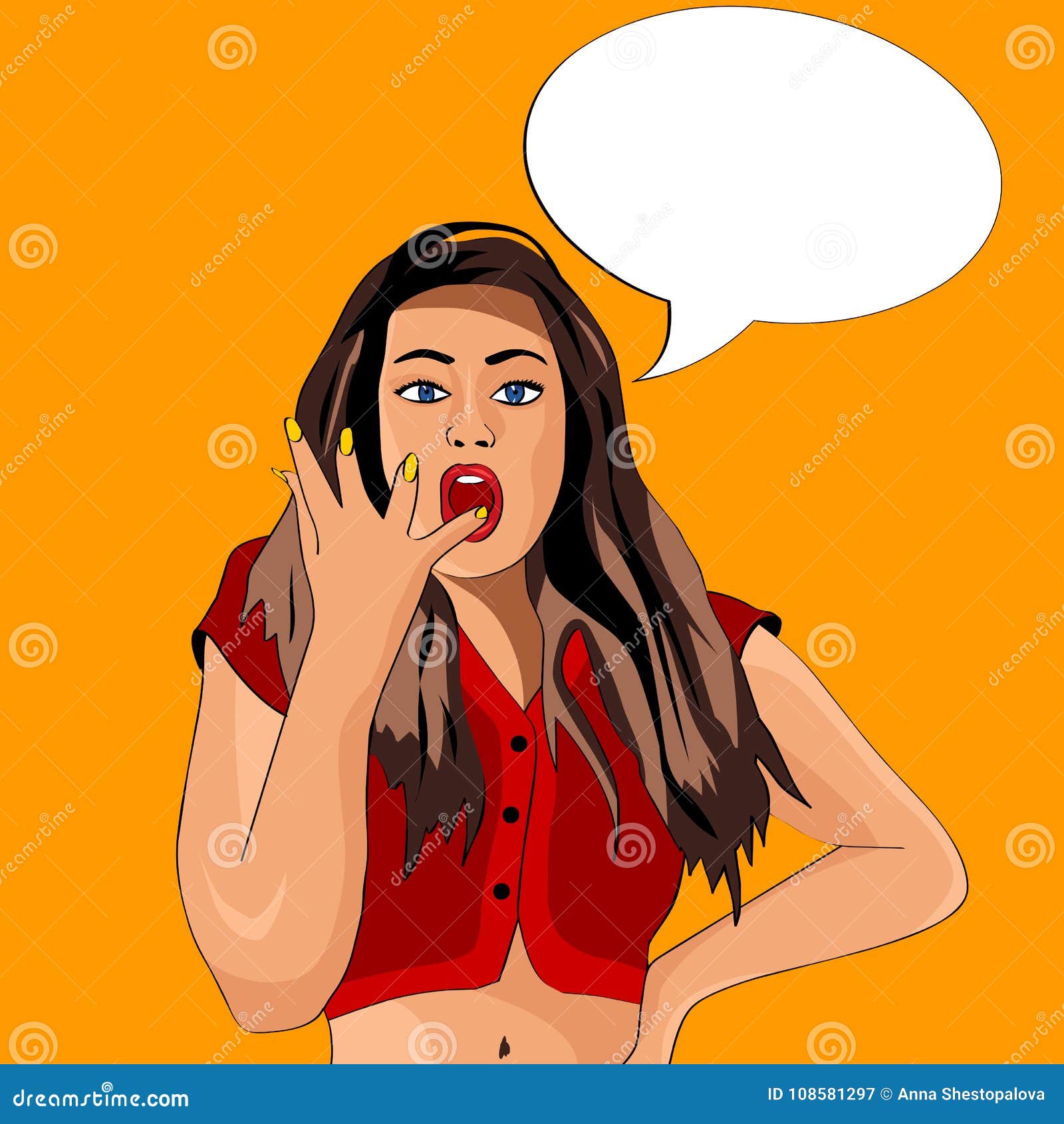 Die Frau Schreit Und Schilt Ihren Ehemann Vektor Abbildung ...