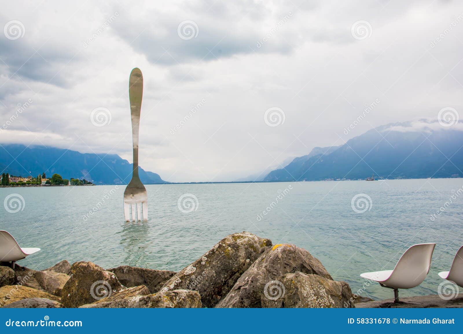 Die Gabel - Ein Genfersee-Markstein in Der Schweiz Redaktionelles ...