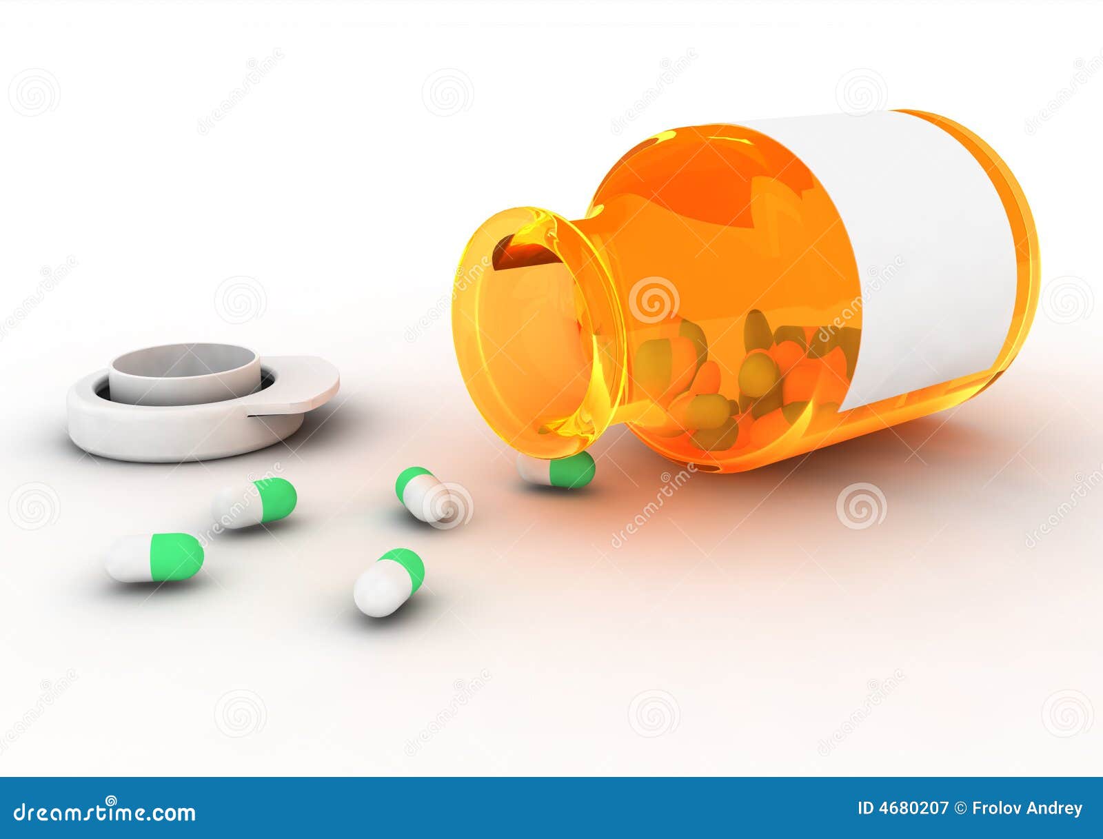 Die gefallene Phiole stock abbildung. Illustration von zerstreut - 4680207