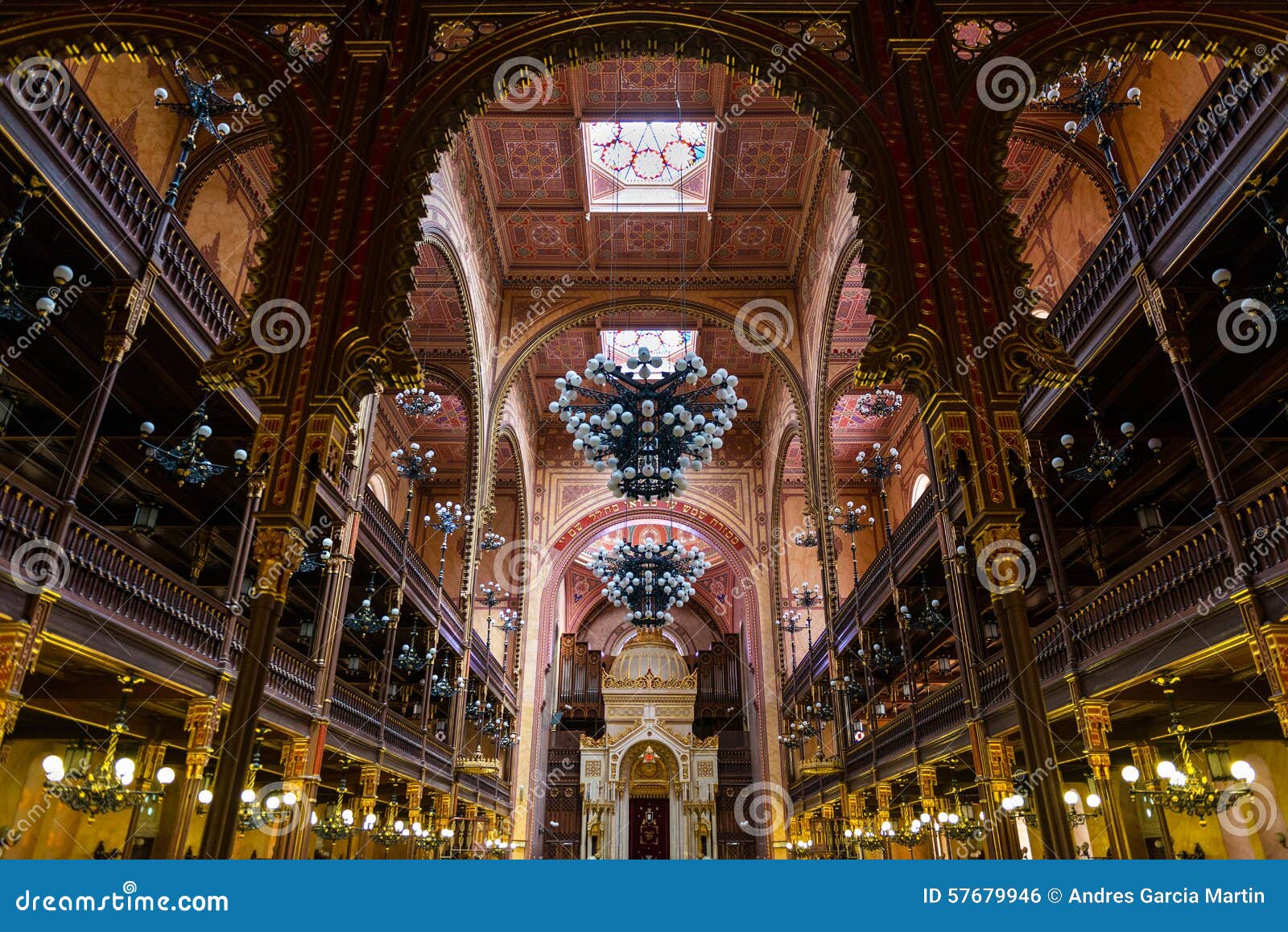 Die Große Synagoge in Budapest Stockfoto - Bild von kultur ...